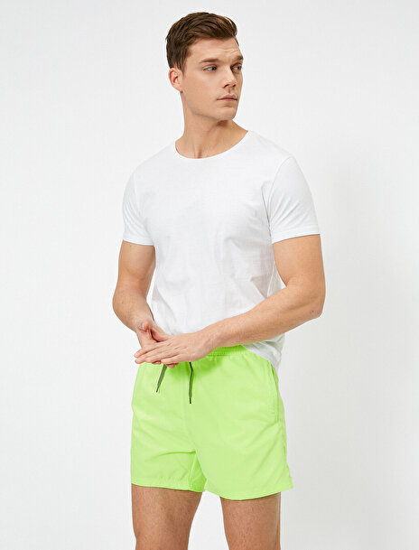 Koton Erkek Beli Baglamali Deniz Şortu