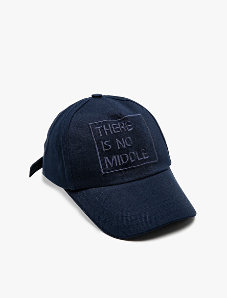 Koton Erkek İşlemeli Şapka