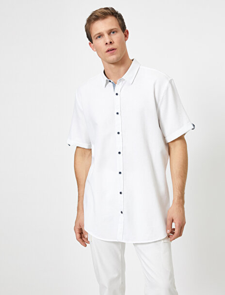 Koton Erkek Pamuklu Regular Fit Casual Gömlek Koton Erkek Pamuklu Regular Fit Casual Gömlek