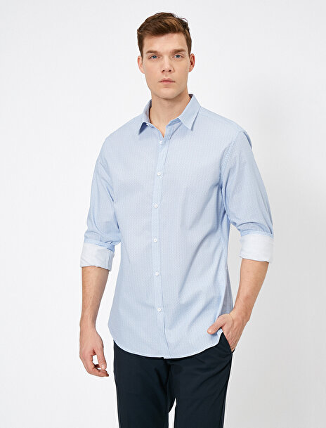 Koton Erkek Klasik Yaka Slim Fit Comfort Touch Smart Gömlek Koton Erkek Klasik Yaka Slim Fit Comfort Touch Smart Gömlek