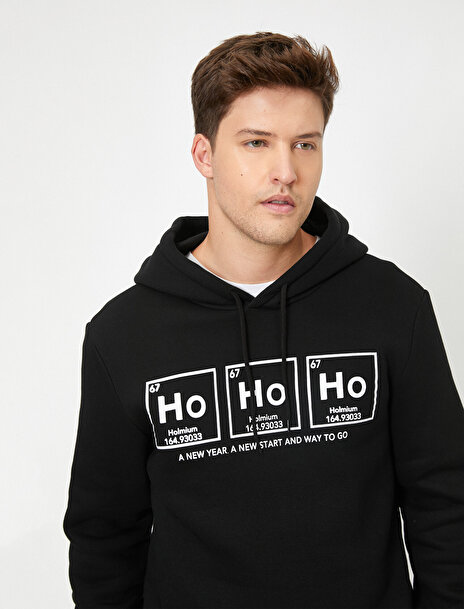 Koton Erkek Kapüşonlu Yazılı Baskılı Uzun Kollu Sweatshirt Koton Erkek Kapüşonlu Yazılı Baskılı Uzun Kollu Sweatshirt