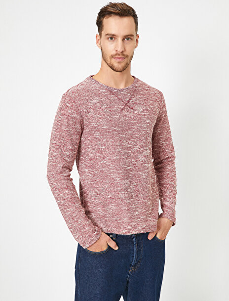 Koton Erkek Bisiklet Yaka Mevsimlik Slim Fit Basic Kazak Koton Erkek Bisiklet Yaka Mevsimlik Slim Fit Basic Kazak