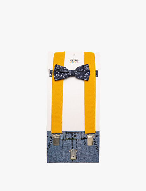 Koton Erkek Çocuk Papyonlu Pantolon Askısı Seti