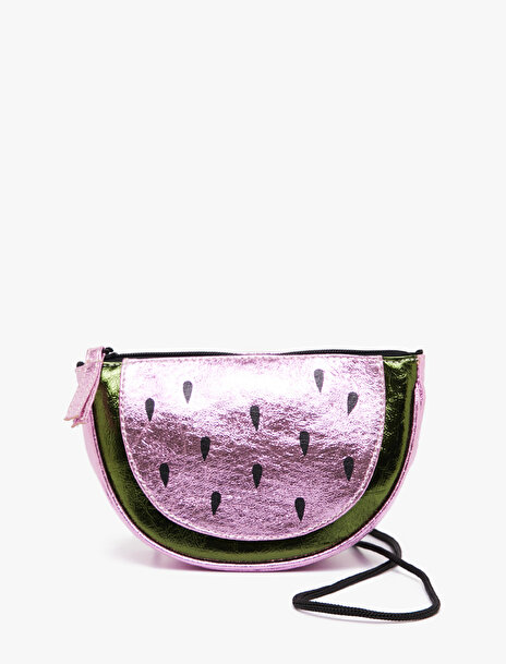 Koton Kız Çocuk Karpuz Desenli Parlak Çanta Koton Kız Çocuk Karpuz Desenli Parlak Çanta