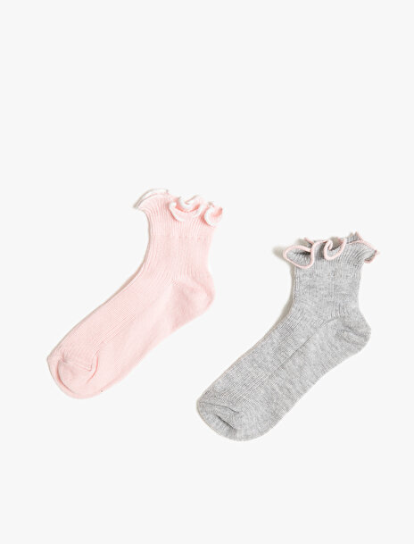 Koton Kız Çocuk 2'li Kız Çocuk Çorap