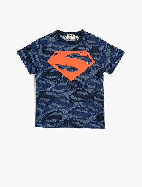 Koton Erkek Çocuk Superman Lisanslı Baskılı Tişört