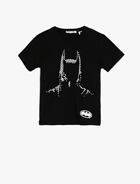 Koton Erkek Çocuk Batman Lisanslı Pamuklu Baskılı Tişört