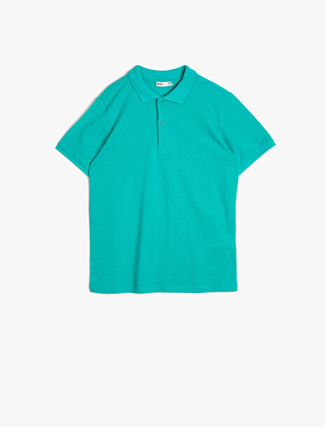 Koton Erkek Çocuk Basic Kol Ucu Triko Detaylı Polo Pike Tişört Koton Erkek Çocuk Basic Kol Ucu Triko Detaylı Polo Pike Tişört