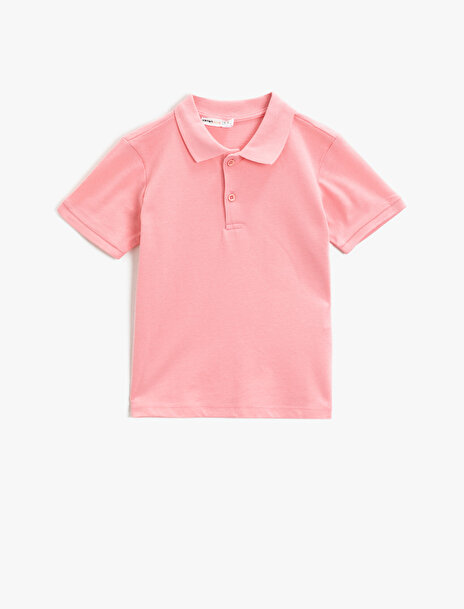 Koton Erkek Çocuk Basic Kol Ucu Triko Detaylı Polo Pike Tişört Koton Erkek Çocuk Basic Kol Ucu Triko Detaylı Polo Pike Tişört