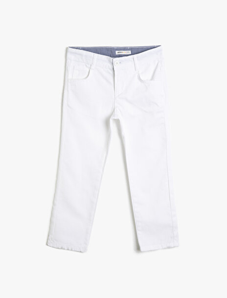 Koton Erkek Çocuk 5 Cep Pamuk Gabardin Basic Pantalon Koton Erkek Çocuk 5 Cep Pamuk Gabardin Basic Pantalon