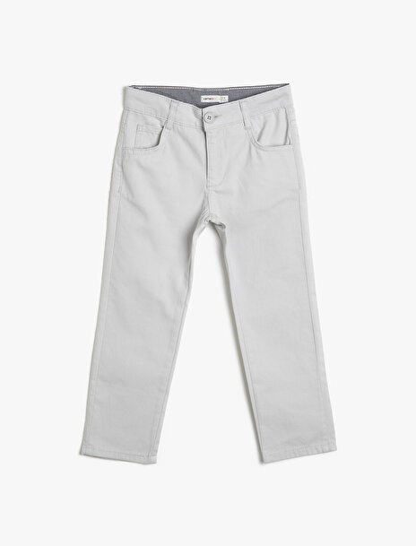 Koton Erkek Çocuk 5 Cep Pamuk Gabardin Basic Pantalon Koton Erkek Çocuk 5 Cep Pamuk Gabardin Basic Pantalon