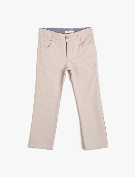 Koton Erkek Çocuk 5 Cep Pamuk Gabardin Basic Pantalon Koton Erkek Çocuk 5 Cep Pamuk Gabardin Basic Pantalon