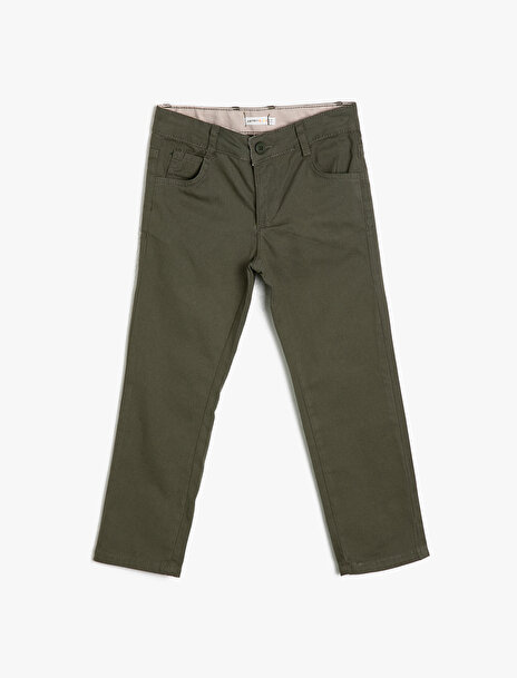 Koton Erkek Çocuk 5 Cep Pamuk Gabardin Basic Pantalon Koton Erkek Çocuk 5 Cep Pamuk Gabardin Basic Pantalon