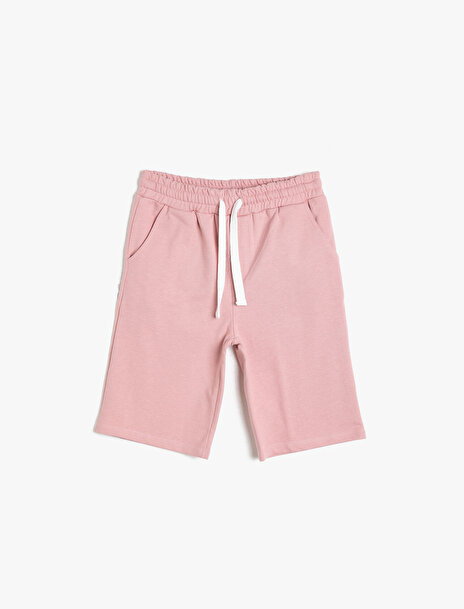 Koton Erkek Çocuk Basic İnce Sweat Kumaşından Cepli Beli Kordonlu Şort Koton Erkek Çocuk Basic İnce Sweat Kumaşından Cepli Beli Kordonlu Şort