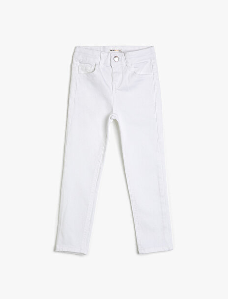 Koton Erkek Çocuk 5 Cep Slim Dar Paça Jean Pantalon