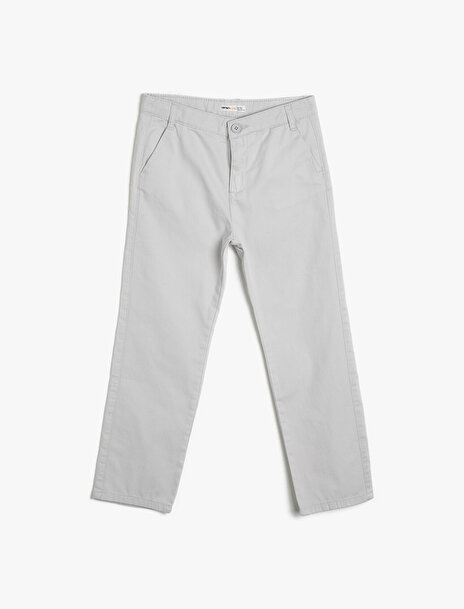 Koton Erkek Çocuk Basic Chino Kesim Pamuklu Pantalon Koton Erkek Çocuk Basic Chino Kesim Pamuklu Pantalon