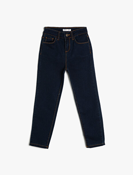 Koton Erkek Çocuk 5 Cep Basic Slim Dar Paça Jean Pantalon Koton Erkek Çocuk 5 Cep Basic Slim Dar Paça Jean Pantalon