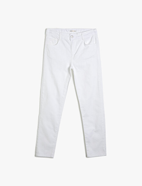 Koton Erkek Çocuk 5 Cep Slim Dar Paça Jean Pantalon