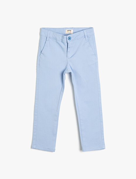 Koton Erkek Çocuk Chino Kesim Basic Pamuklu Pantalon Koton Erkek Çocuk Chino Kesim Basic Pamuklu Pantalon