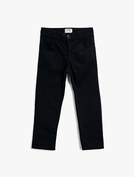 Koton Erkek Çocuk Pamuklu Cepli Normal Bel Jean Pantolon Koton Erkek Çocuk Pamuklu Cepli Normal Bel Jean Pantolon