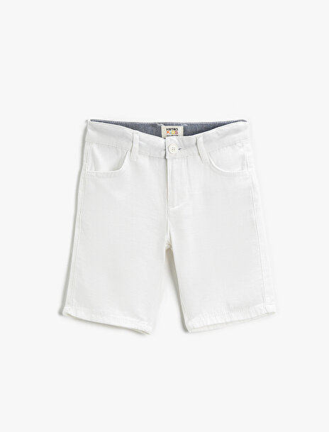 Koton Erkek Çocuk Şort Pamuklu Diz Üstü Cepli