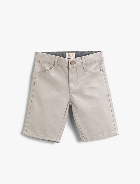Koton Erkek Çocuk Basic Şort Pamuklu Cepli