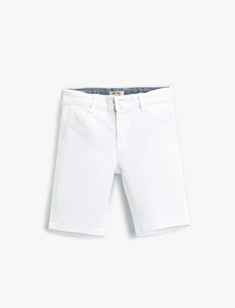 Koton Erkek Çocuk Basic Bermuda Şort Pamuklu