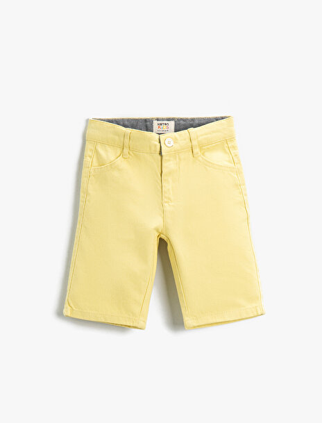 Koton Erkek Çocuk Basic Bermuda Şort Pamuklu
