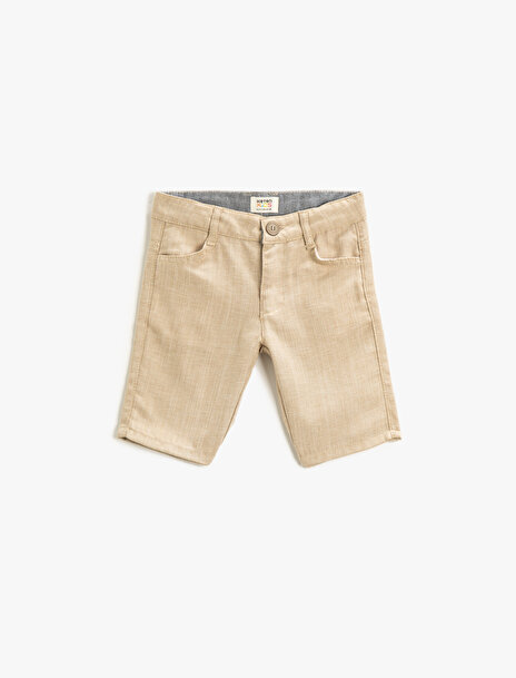 Koton Erkek Çocuk Şort Basic Bermuda Koton Erkek Çocuk Şort Basic Bermuda