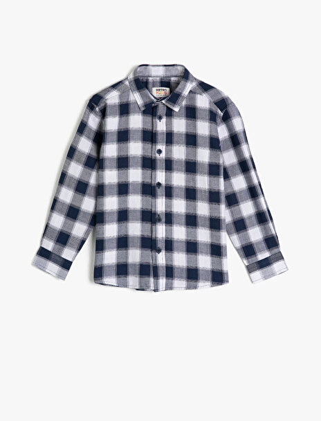Koton Erkek Çocuk Pamuklu Uzun Kollu Kareli Gömlek Koton Erkek Çocuk Pamuklu Uzun Kollu Kareli Gömlek