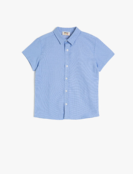 Koton Erkek Çocuk Klasik Yaka Kısa Kollu Gömlek