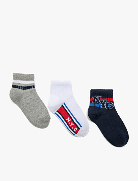 Koton Erkek Çocuk 3'lü Erkek Çocuk Çorap