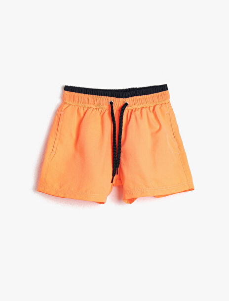 Koton Erkek Çocuk Beli Bağlamalı Mayo