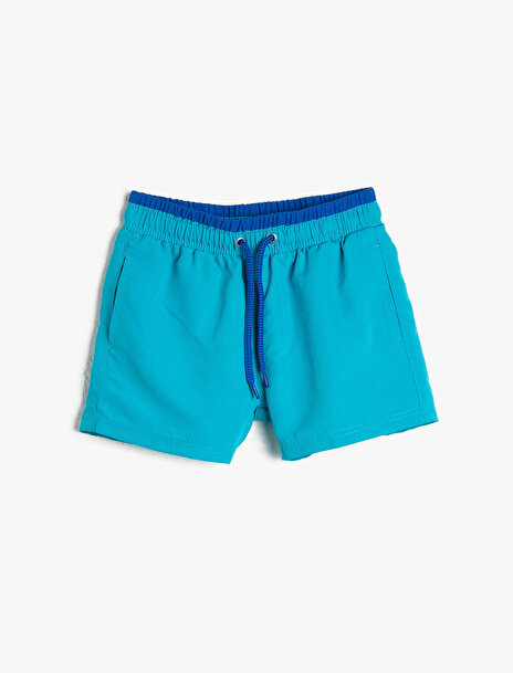 Koton Erkek Çocuk Beli Bağlamalı Mayo