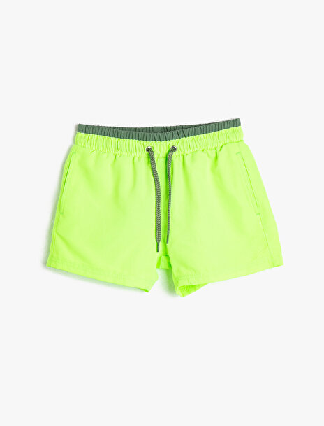 Koton Erkek Çocuk Beli Bağlamalı Mayo