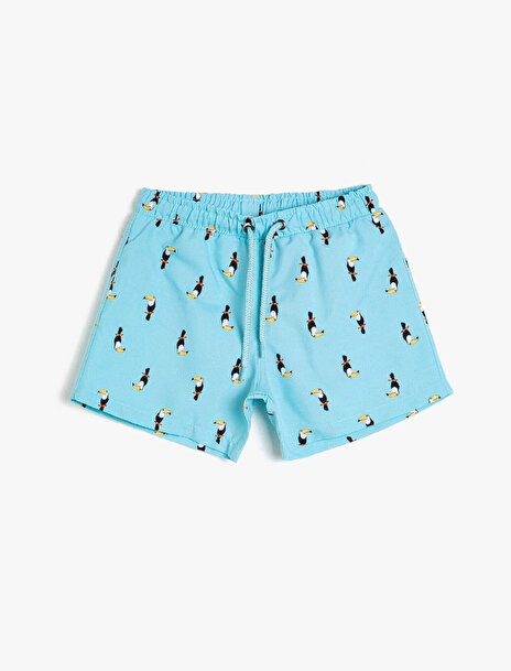 Koton Erkek Çocuk Desenli Şort Mayo