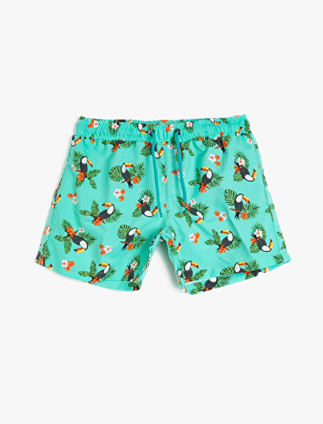 Koton Erkek Çocuk Desenli Şort Mayo