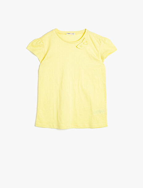 Koton Kız Çocuk Basic Yumuşak Pamuklu Bisiklet Yaka Kısa Kollu Tişört Koton Kız Çocuk Basic Yumuşak Pamuklu Bisiklet Yaka Kısa Kollu Tişört