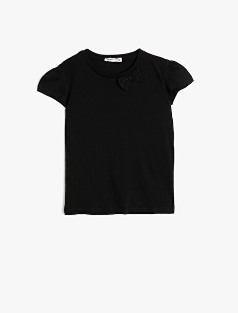 Koton Kız Çocuk Basic Yumuşak Pamuklu Bisiklet Yaka Kısa Kollu Tişört Koton Kız Çocuk Basic Yumuşak Pamuklu Bisiklet Yaka Kısa Kollu Tişört