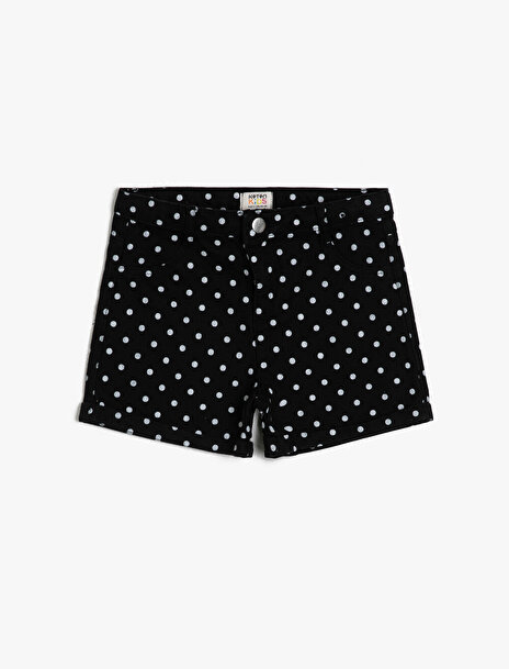 Koton Kız Çocuk Puantiyeli Şort