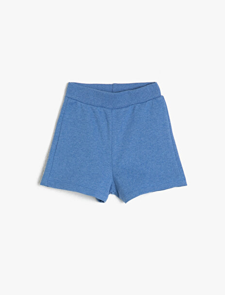 Koton Kız Çocuk Cepsiz Orta Bel Kısa Şort