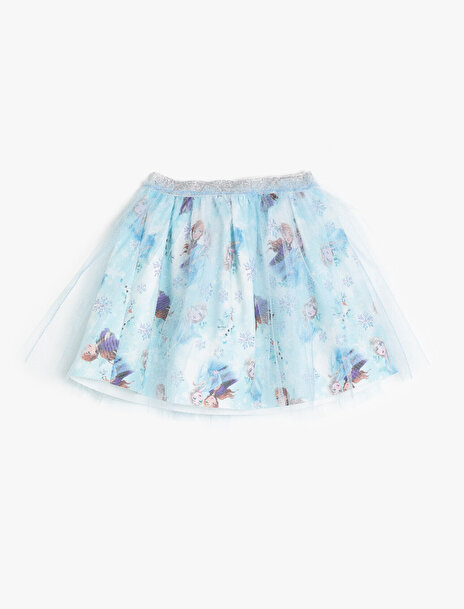 Koton Kız Çocuk Frozen Lisanslı Tül Etek