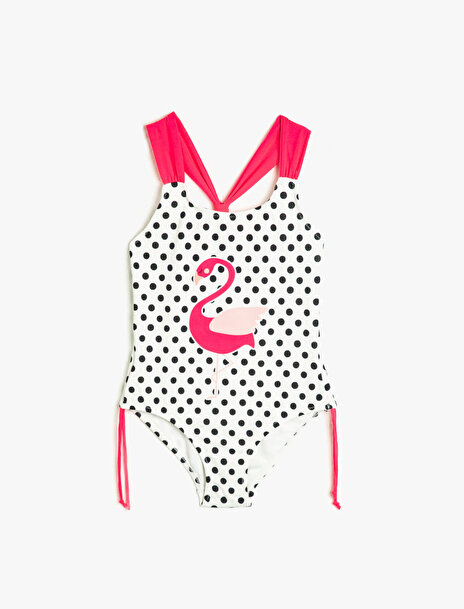 Koton Kız Çocuk Puantiyeli Mayo