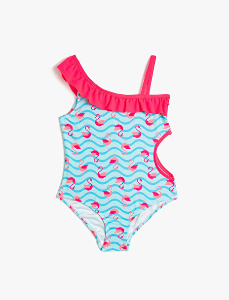 Koton Kız Çocuk Fırfır Detaylı Mayo