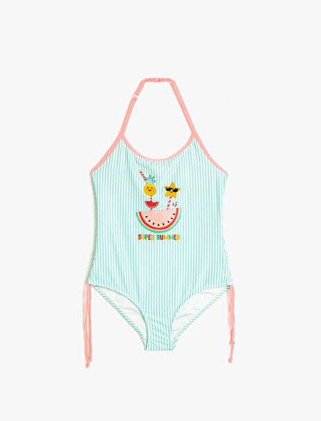 Koton Kız Çocuk İşlemeli Mayo