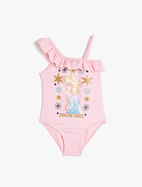 Koton Kız Çocuk Frozen Lisanslı Baskılı Mayo