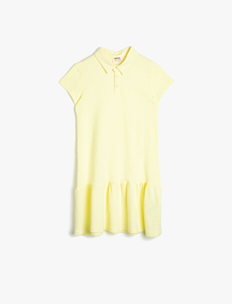 Koton Kız Çocuk Polo Yakalı Kısa Kollu Basic Orta Boy Elbise Koton Kız Çocuk Polo Yakalı Kısa Kollu Basic Orta Boy Elbise