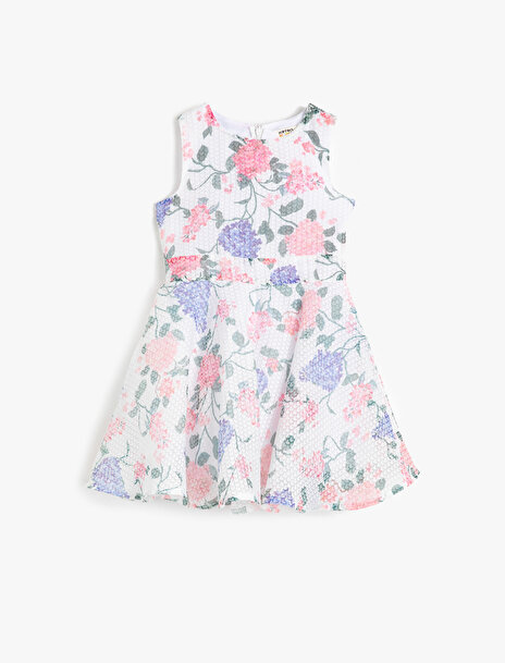 Koton Kız Çocuk Kolsuz Yazlık Çiçekli Elbise Koton Kız Çocuk Kolsuz Yazlık Çiçekli Elbise