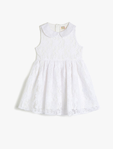 Koton Kız Çocuk Dantelli Elbise