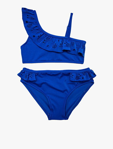 Koton Kız Çocuk Fırfır Detaylı Mayo